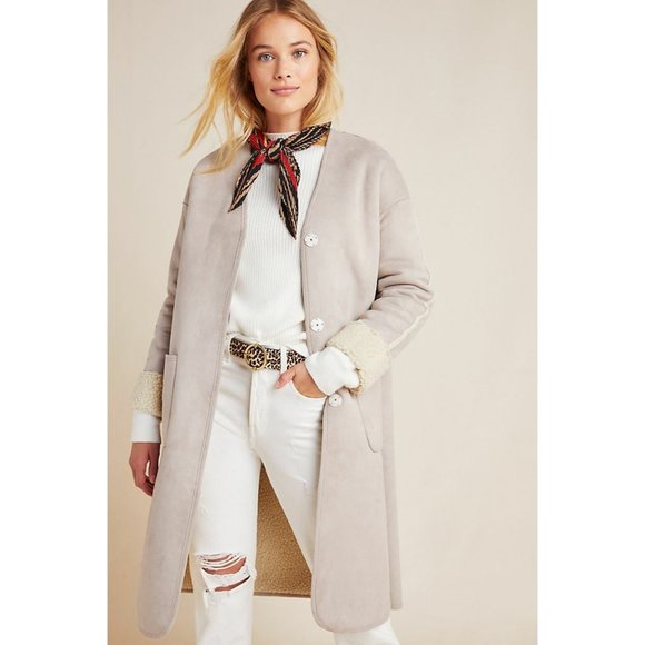 Anthropologie | Jackets & Coats | Anthro Ruby Ed Oxford Reversible ...